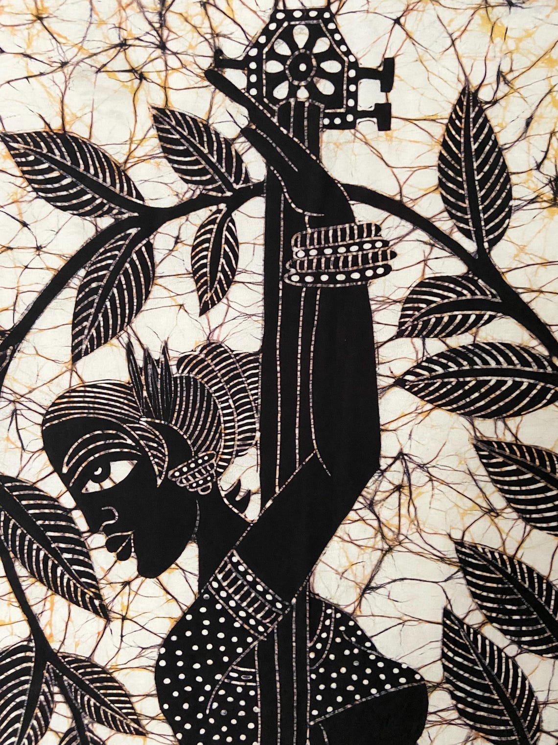 Tanpuri Batik Tapestry – Handmade Sri Lankan Wall Art (85 X 63 Cm) - Etsy