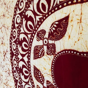 Handmade Sri Lankan Batik Large Wall Hanging/table Cloth 150x226 Cm - Etsy