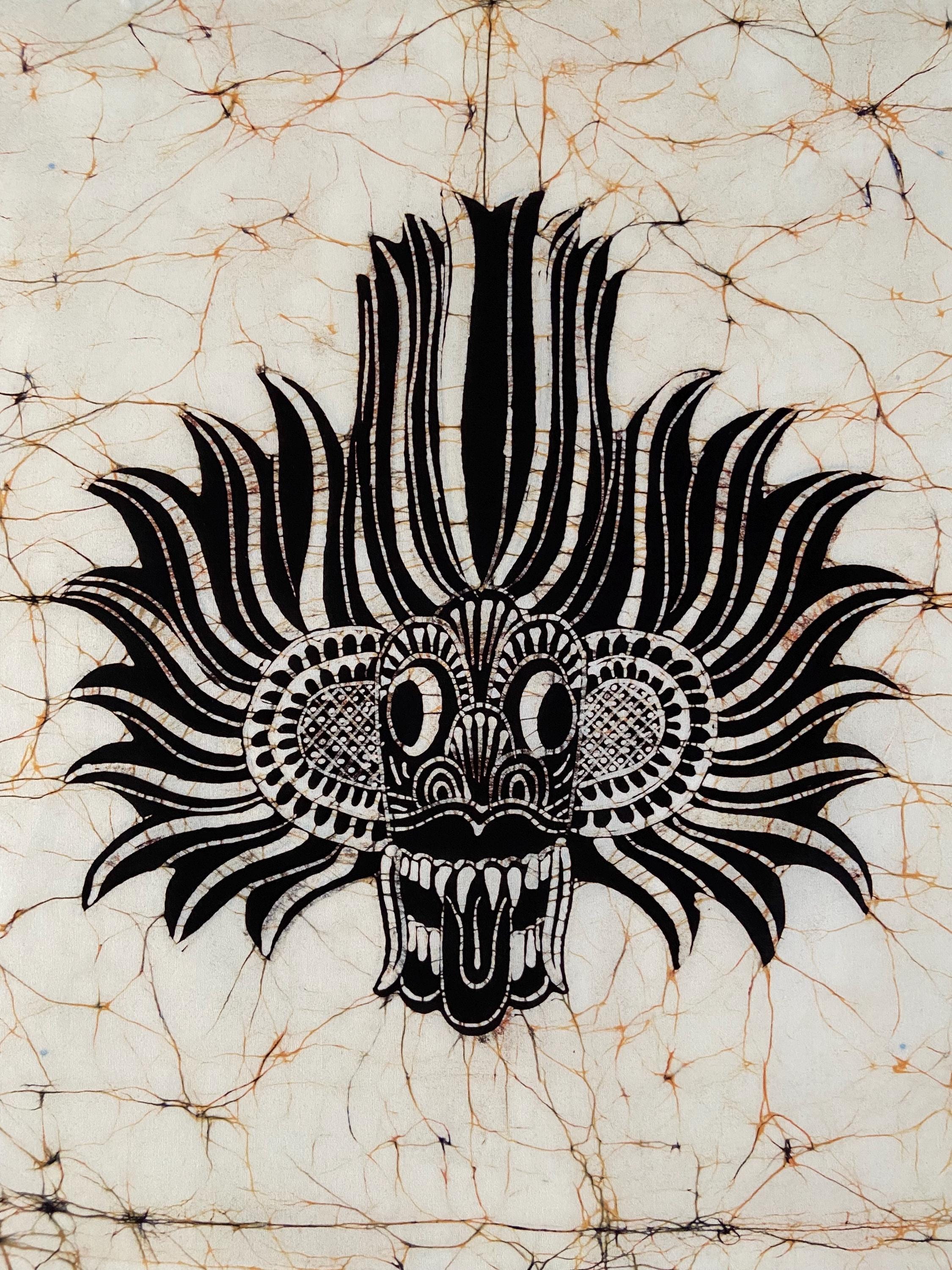 Traditional Sri Lanka Fire Mask (“gini Raksha”) - Handmade Sri Lankan ...