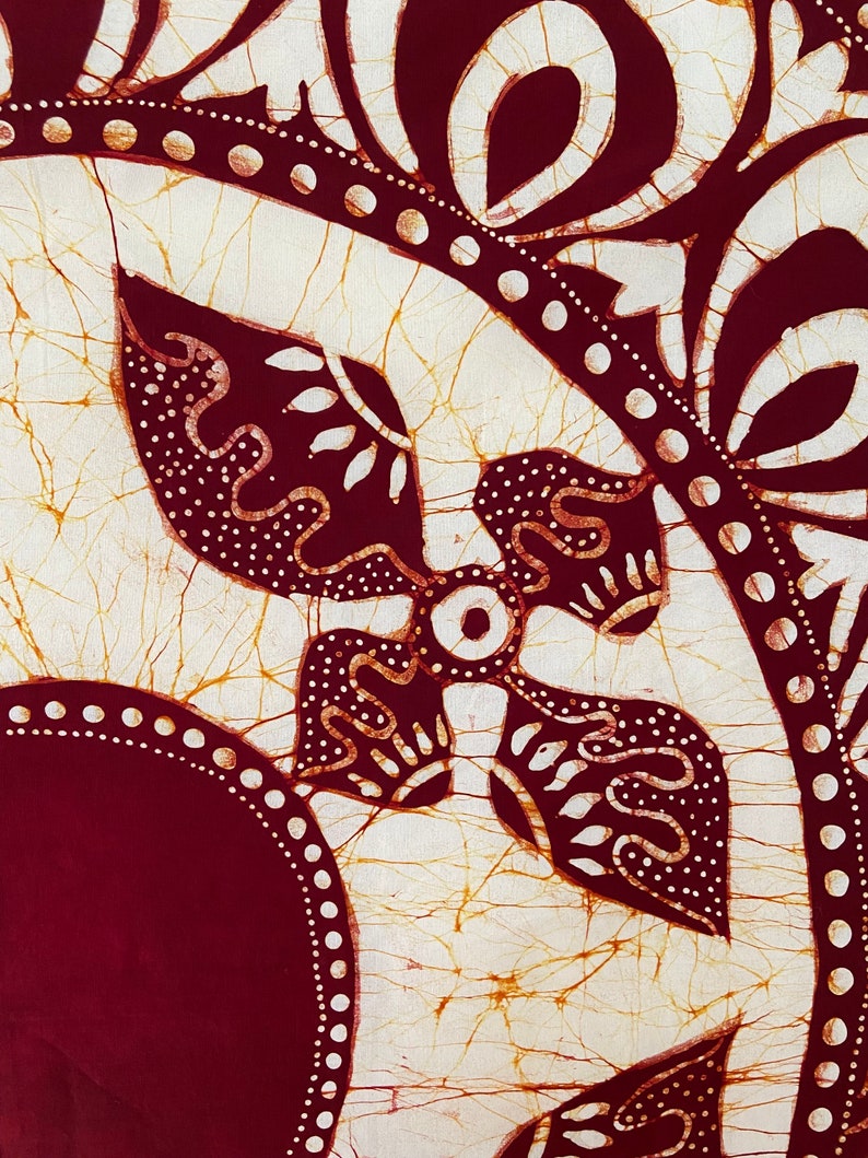 Handmade Sri Lankan Batik Large Wall Hanging/table Cloth 150x226 Cm - Etsy