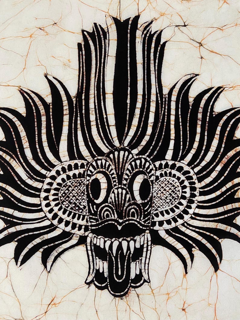 Traditional Sri Lanka Fire Mask (“gini Raksha”) - Handmade Sri Lankan ...