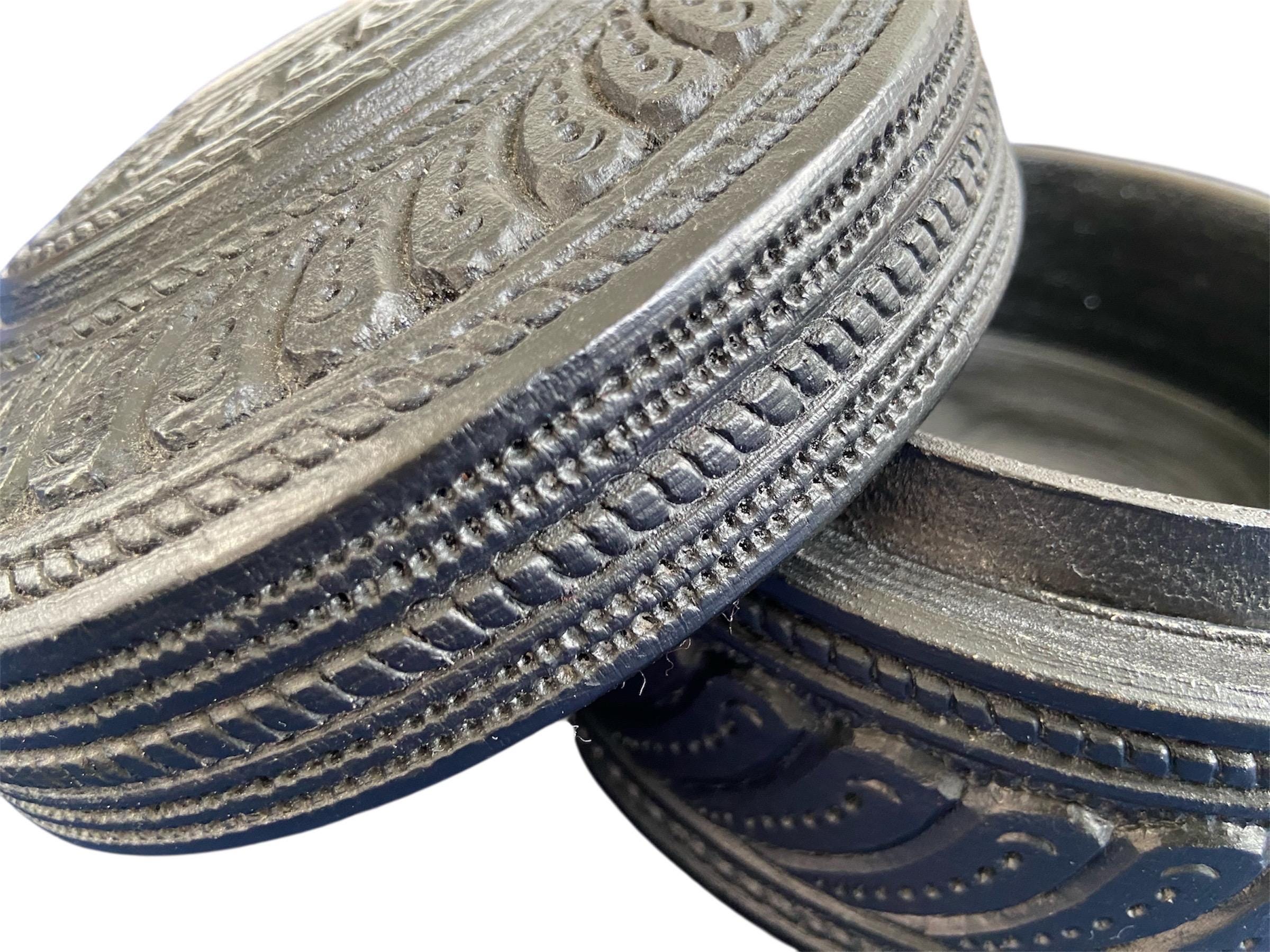 Sri Lanka Handmade Wooden Storage Box- Wooden Bowl With Lid-spice, Herb ...