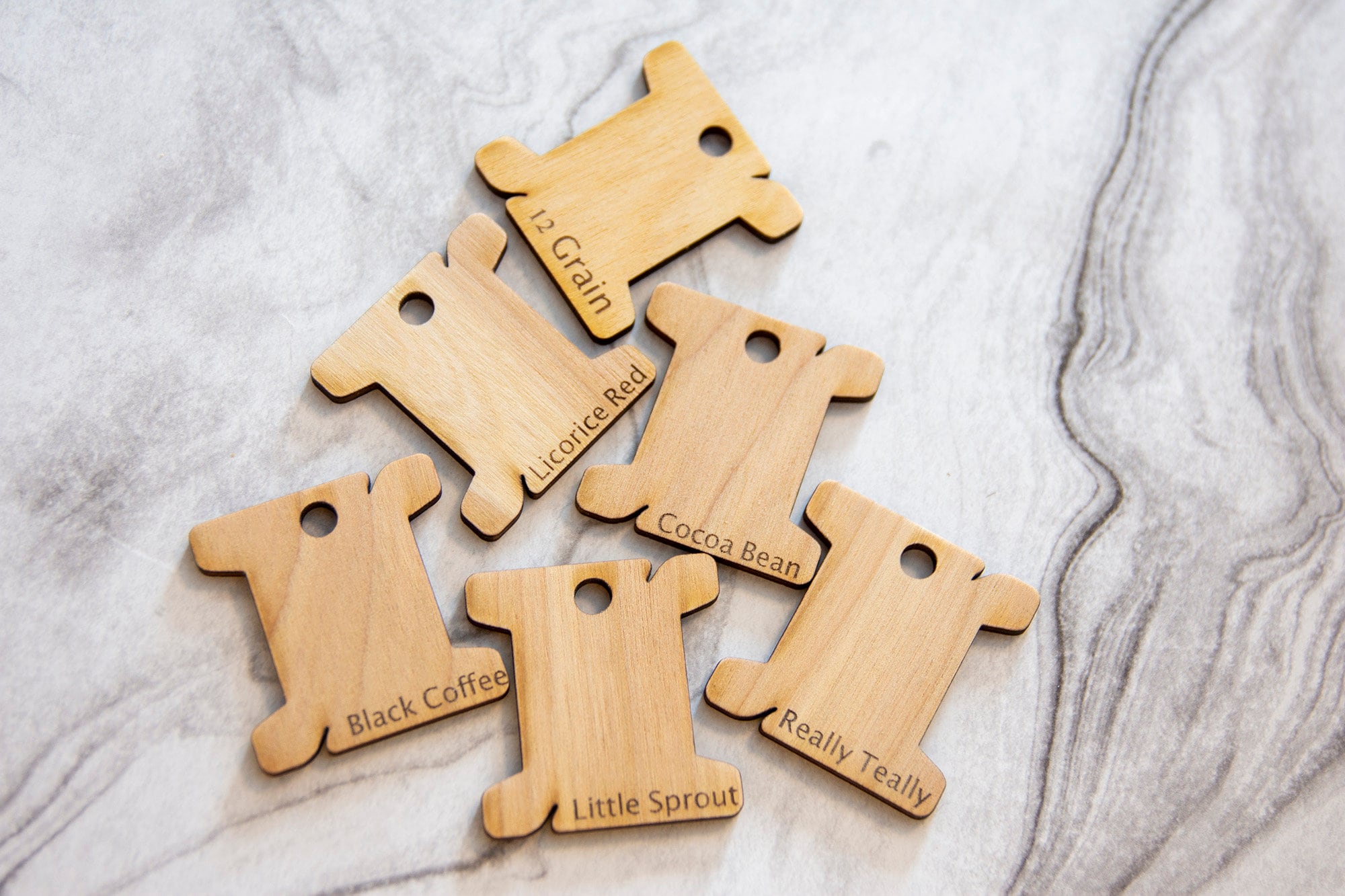 Handcrafted Wooden Bobbin - Floss Holder - Perfect for Thread ...