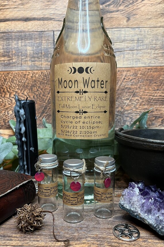EXTREMELY RARE Total Lunar Eclipse Moon Water... - Etsy