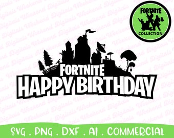 Happy Birthday Fortnight Png - Etsy