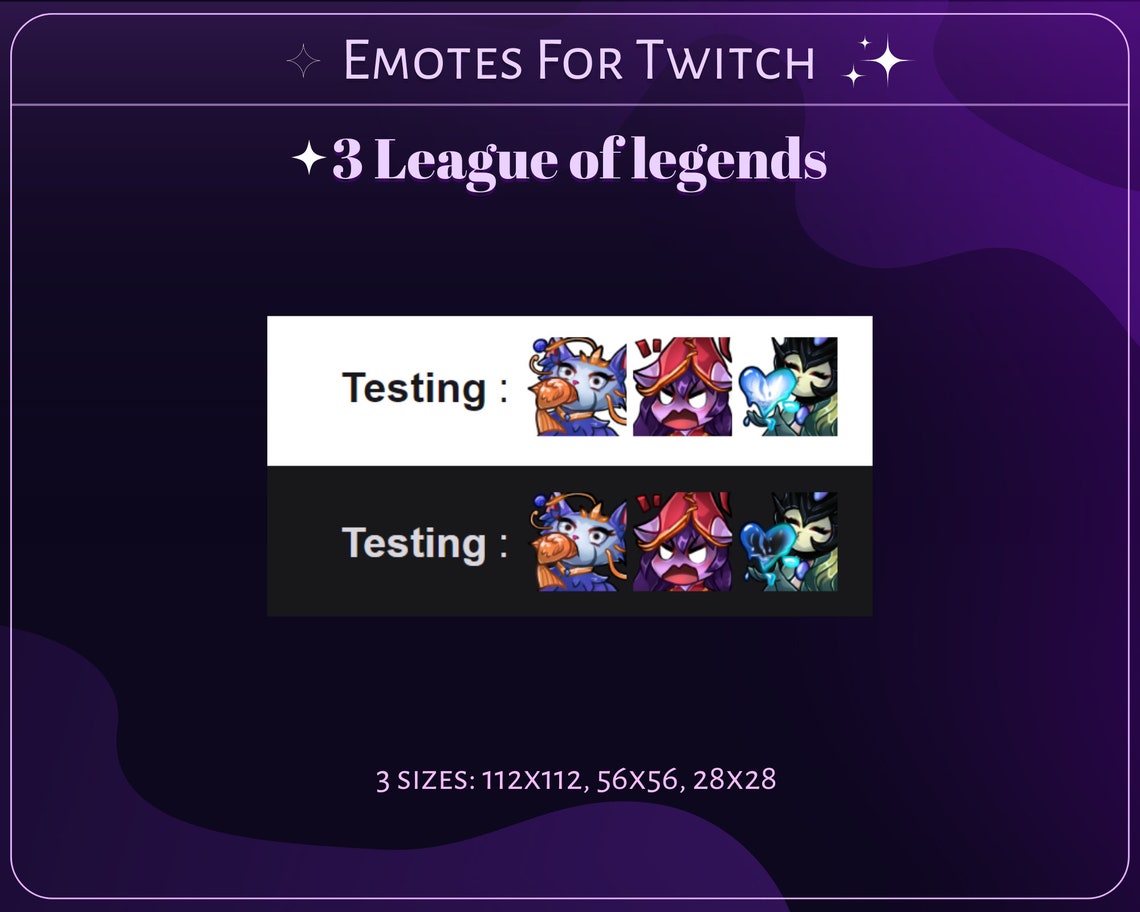 Cute League of Legends Emotes for Twitch, Discord, Youtube, Yuumi, Lulu ...