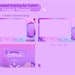 Animated Purple Crystal Overlay Twitch Package, Twitch Alerts, Panels ...