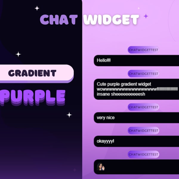 Twitch Chat Widget - Etsy
