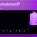 Cute Purple Dreamy Chat Box for Twitch, Crystal, Just Chatting, Pink ...