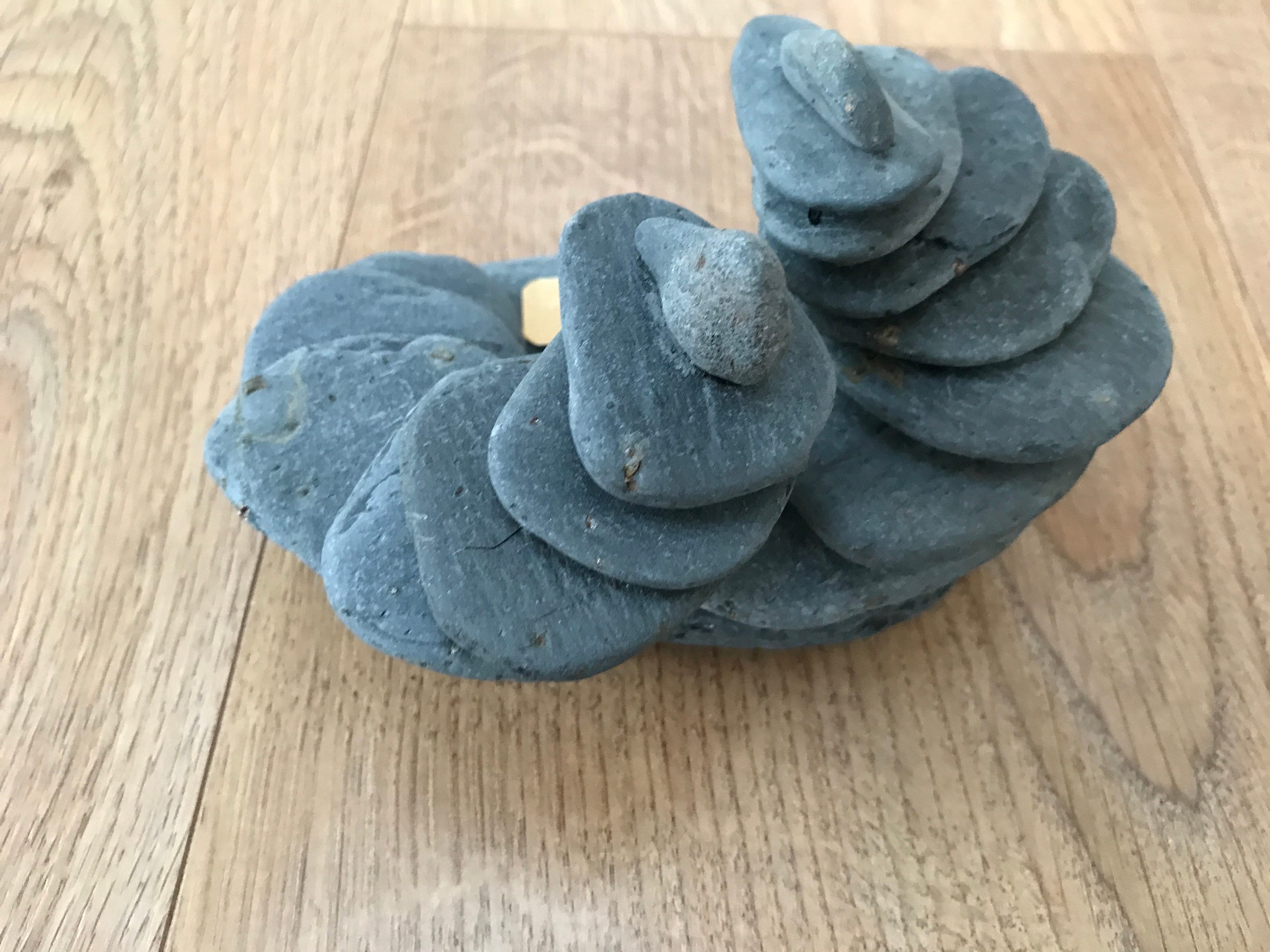 Slate Stone Sculpture From Scottish Slate Islands - Etsy