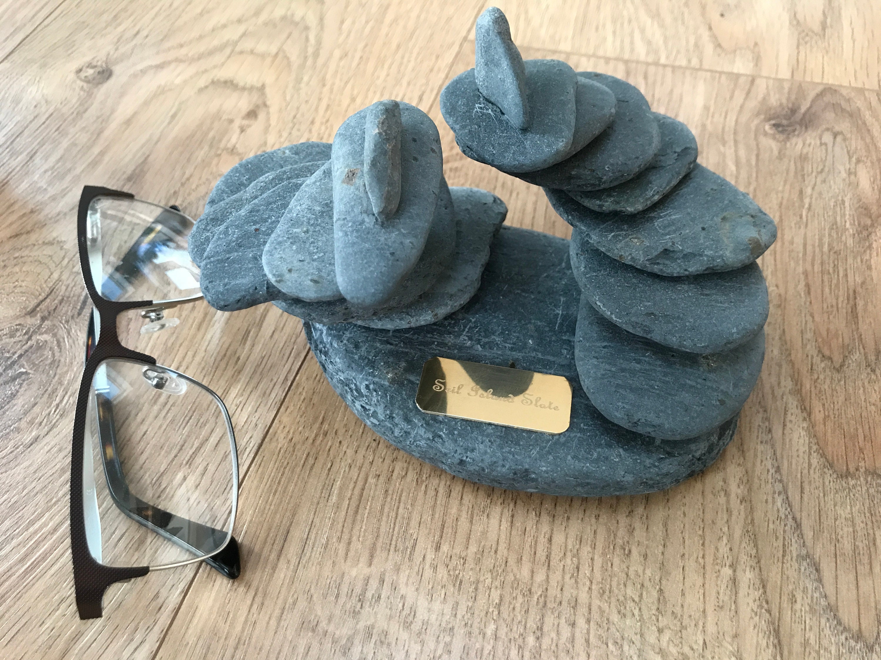 Slate Stone Sculpture From Scottish Slate Islands - Etsy