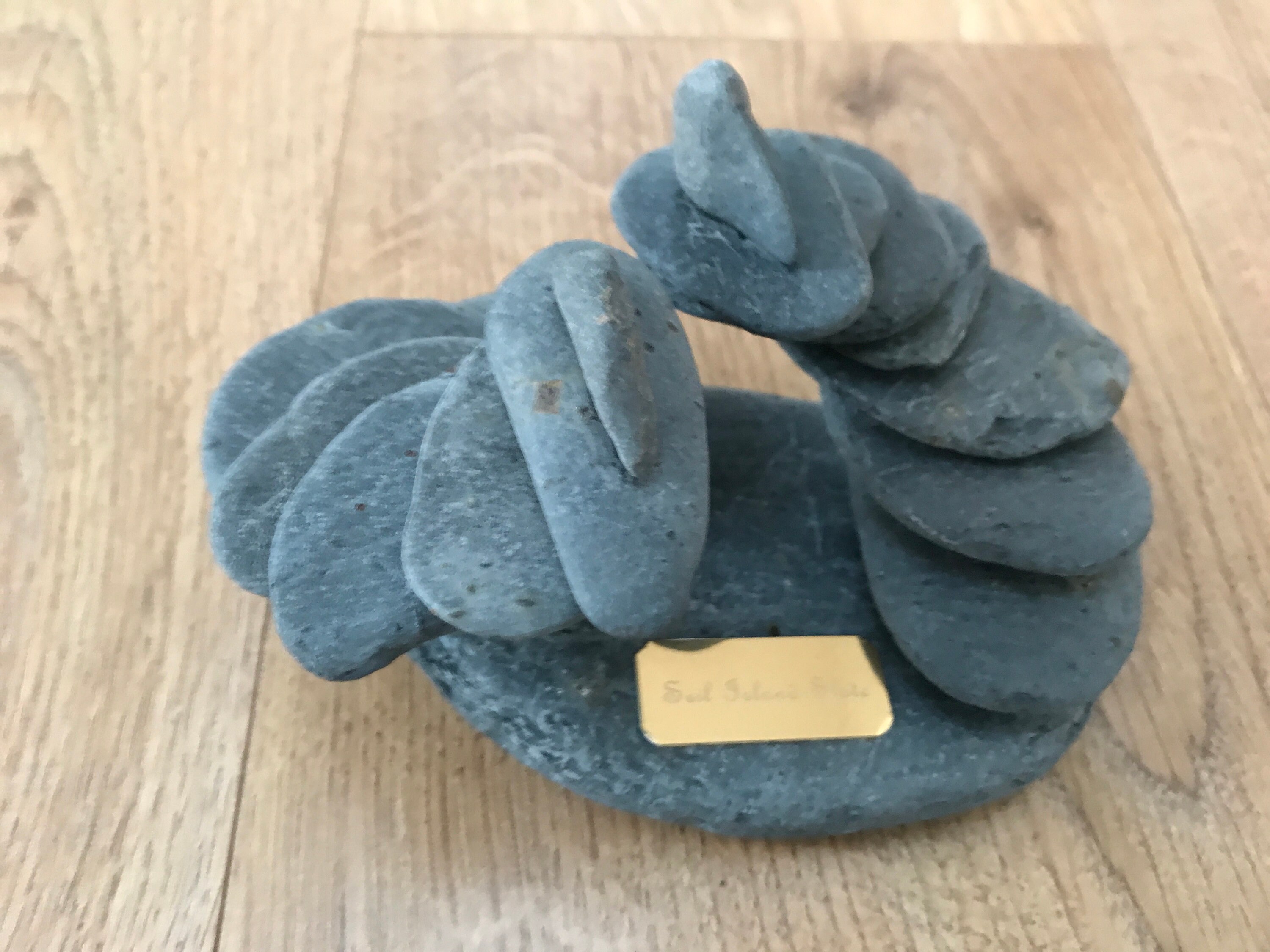 Slate Stone Sculpture From Scottish Slate Islands - Etsy