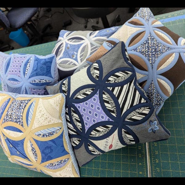 Patchwork Pillow - Etsy