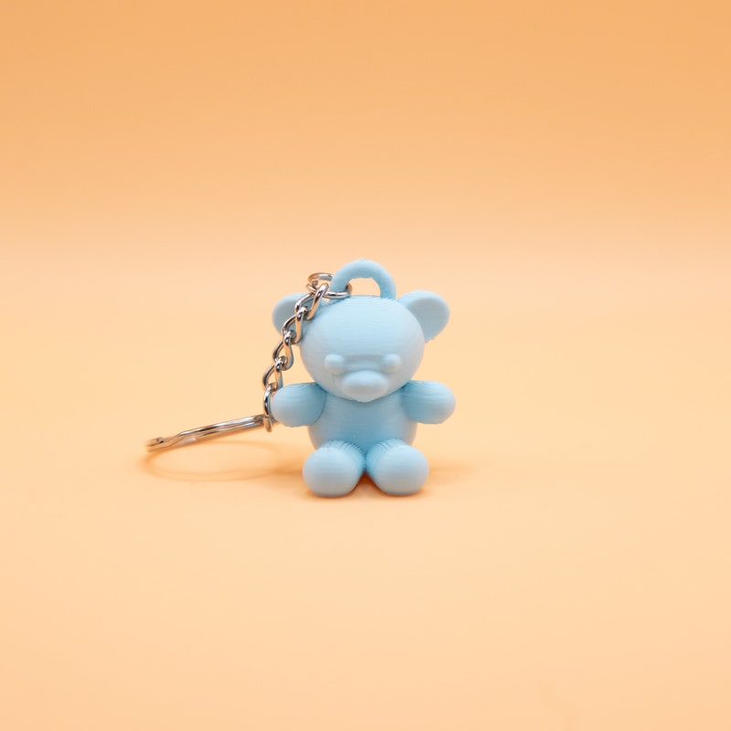 Teddy Bear Keychain - Etsy
