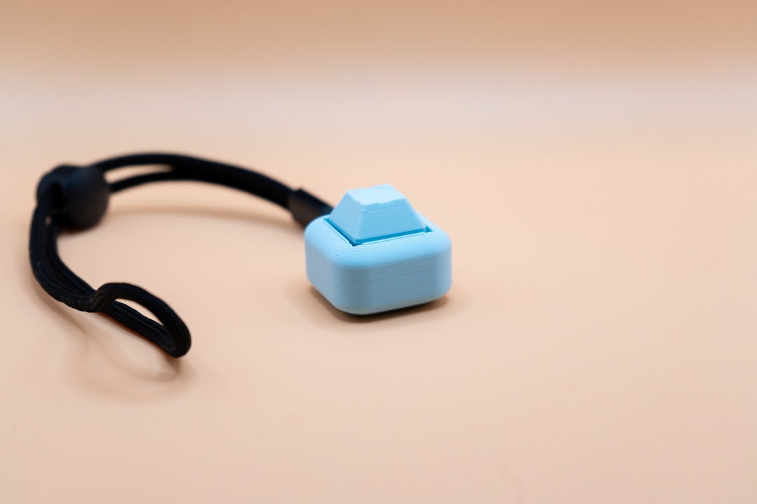 Fidget Clicker 3D Printed Housing & Keycap Single Clicky Switch Stress ...