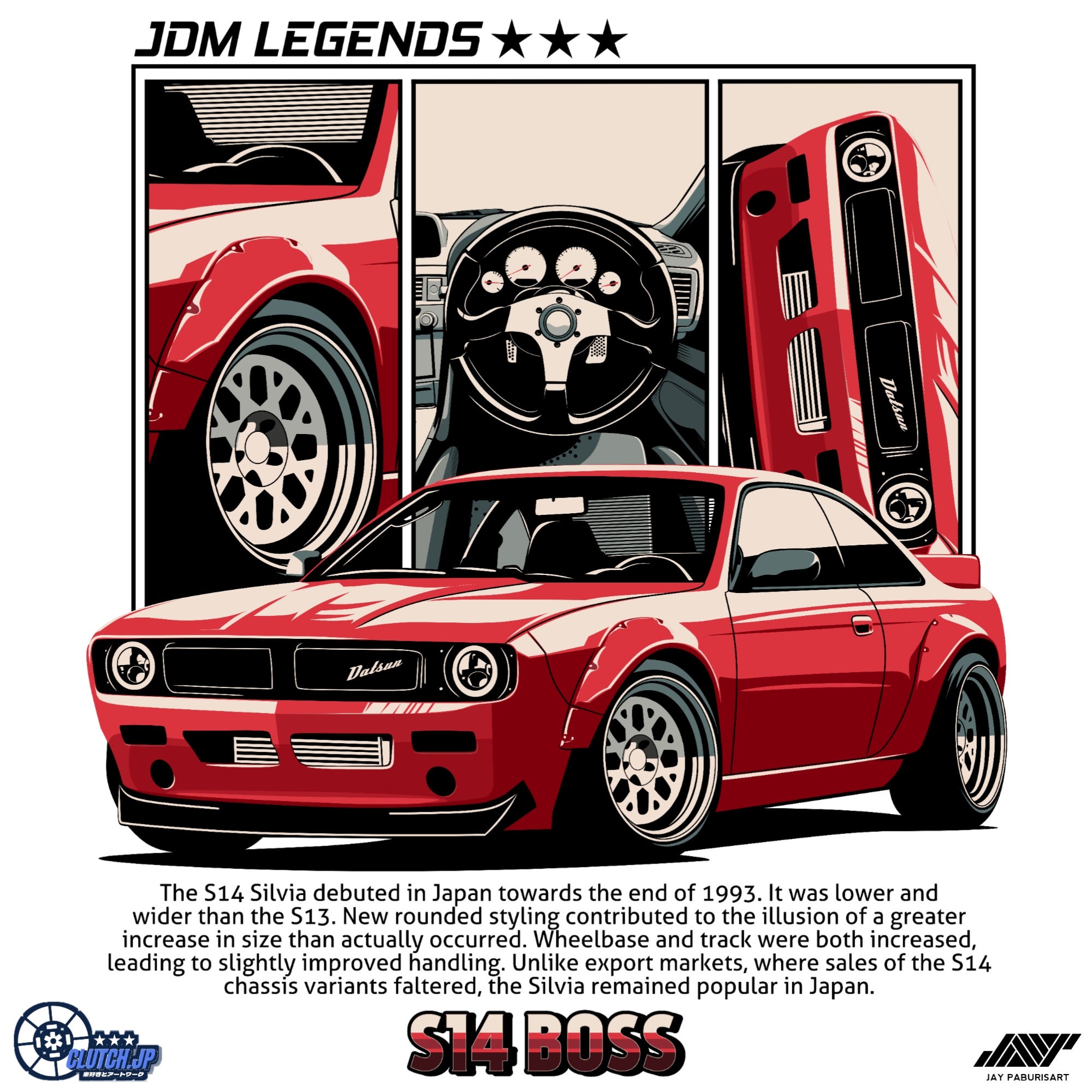 Jdm Legends Car Silvia S14 Digital Art Instant Download .png.jpeg.svg ...
