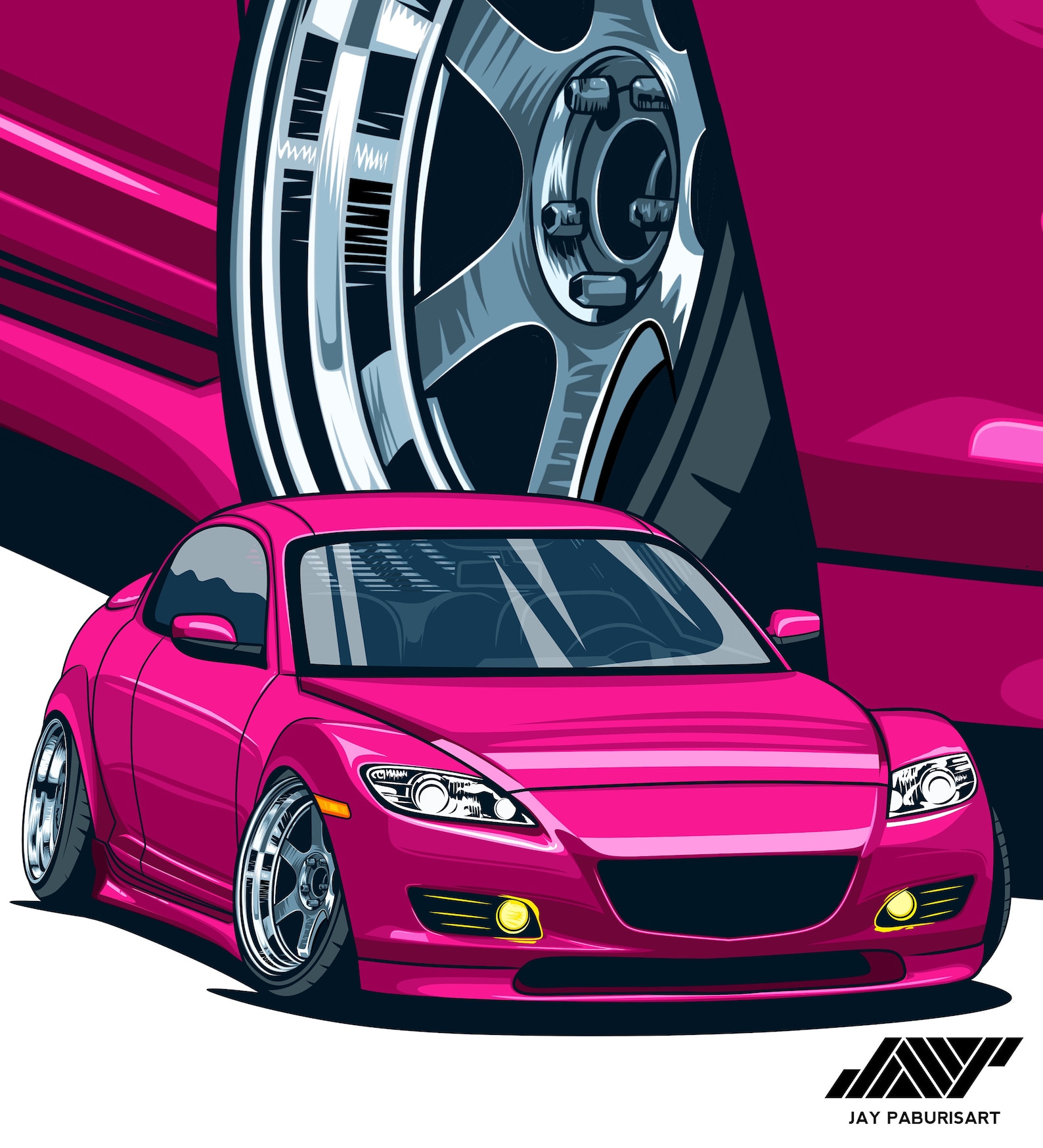 JDM Car Stanced Rx8 Automotive Vector Art.png.jpeg.svg - Etsy