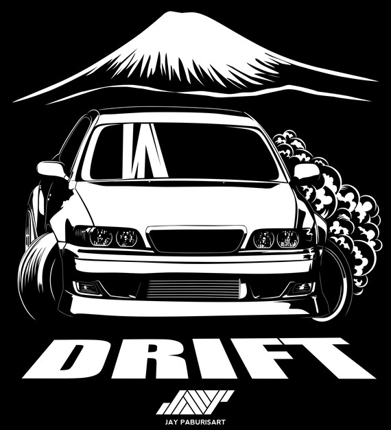 JDM Legends Car Chaser Jzx100 Awesome Drifting Automotive - Etsy