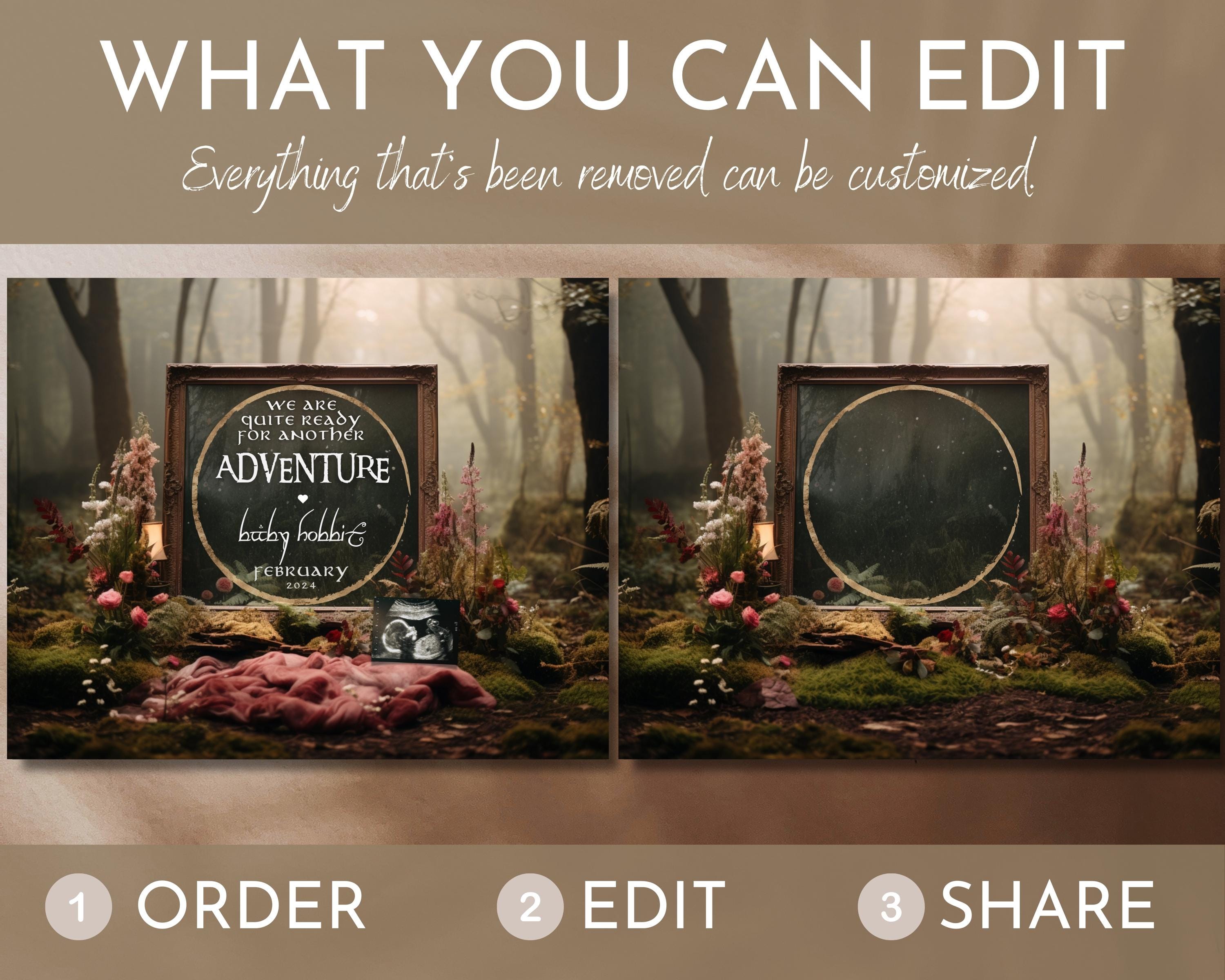 Elvish Adventure Pregnancy Announcement, Fantasy Ring Lord Baby ...