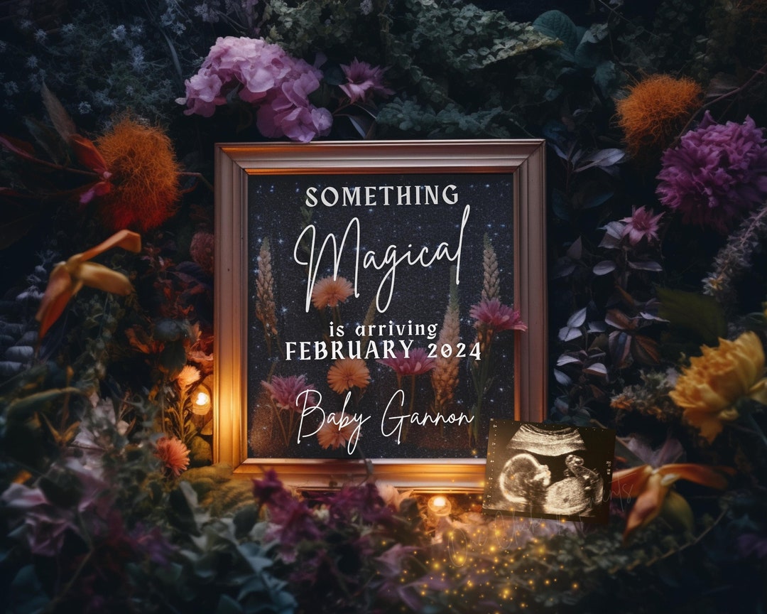 Magical Pregnancy Announcement, Fairy Garden Baby Reveal, Gender Neural ...