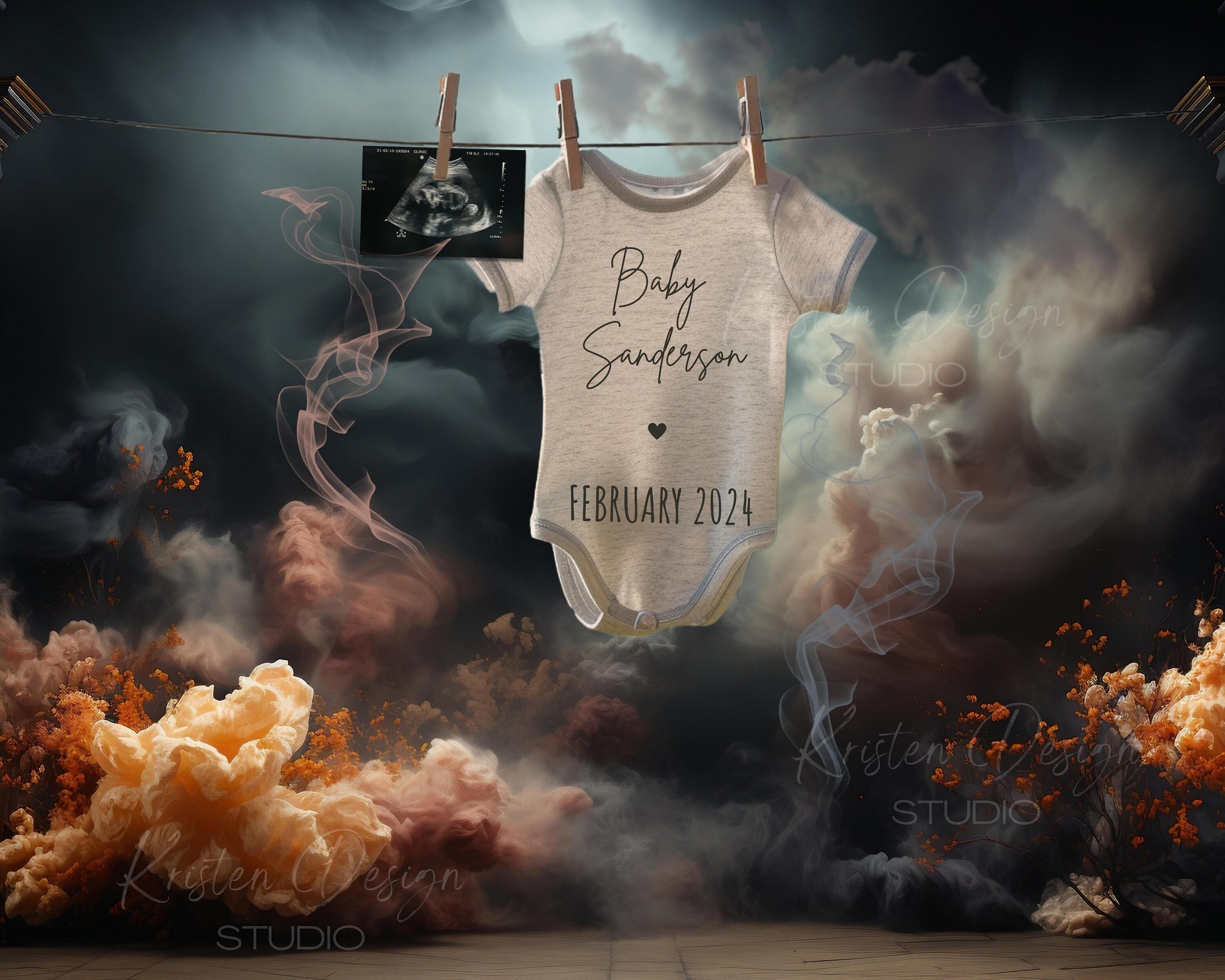 Magical Digital Pregnancy Announcement Gothic Digital Baby - Etsy