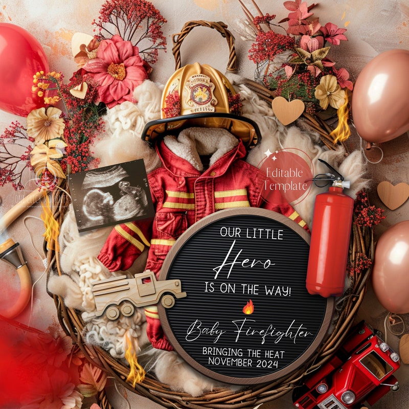 Firefighter Baby - Etsy