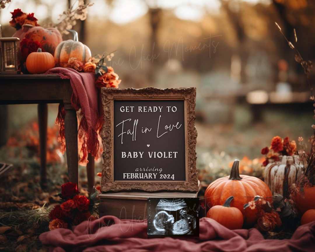 Thanksgiving Pregnancy Announcement, November Baby Announcement, Gender ...