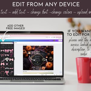 Halloween Digital Pregnancy Announcement, New Little Boo, Halloween ...