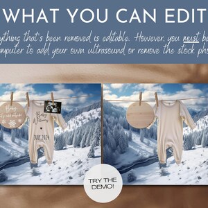 Cute Winter Pregnancy Announcement, December Baby Announcement, January ...