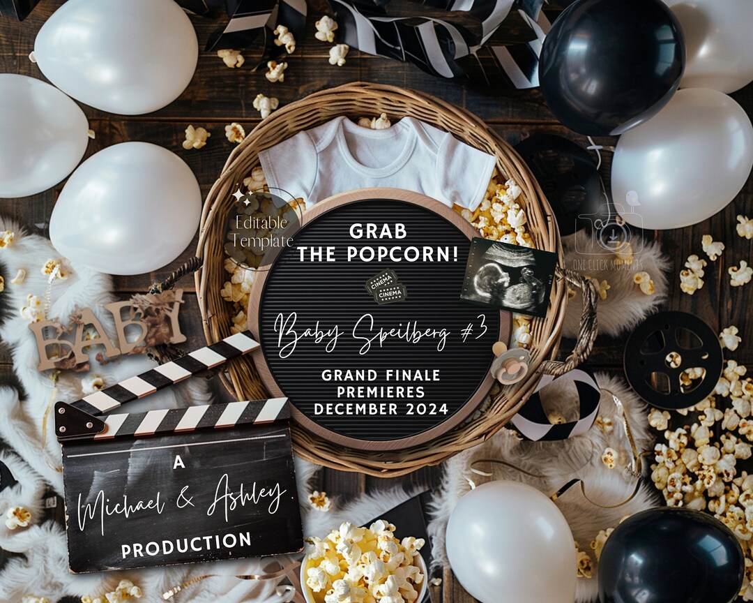 Movie Premiere Pregnancy Announcement, Digital Film Sequel Baby ...