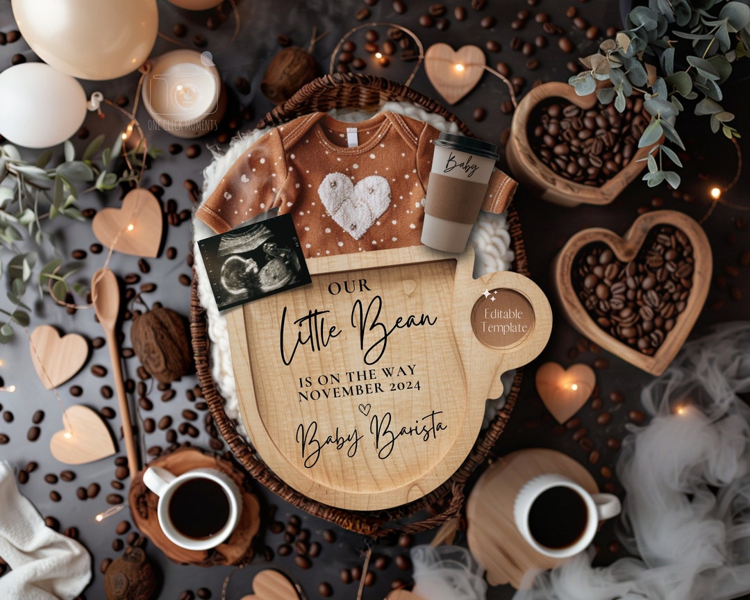 Coffee Pregnancy Announcement: Time to Spill the Beans (digital ...