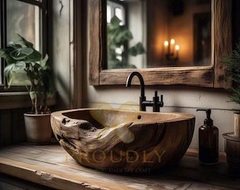 Carved Single Sink Solid Basin Wall-mounted or Countertop Table Basin ...