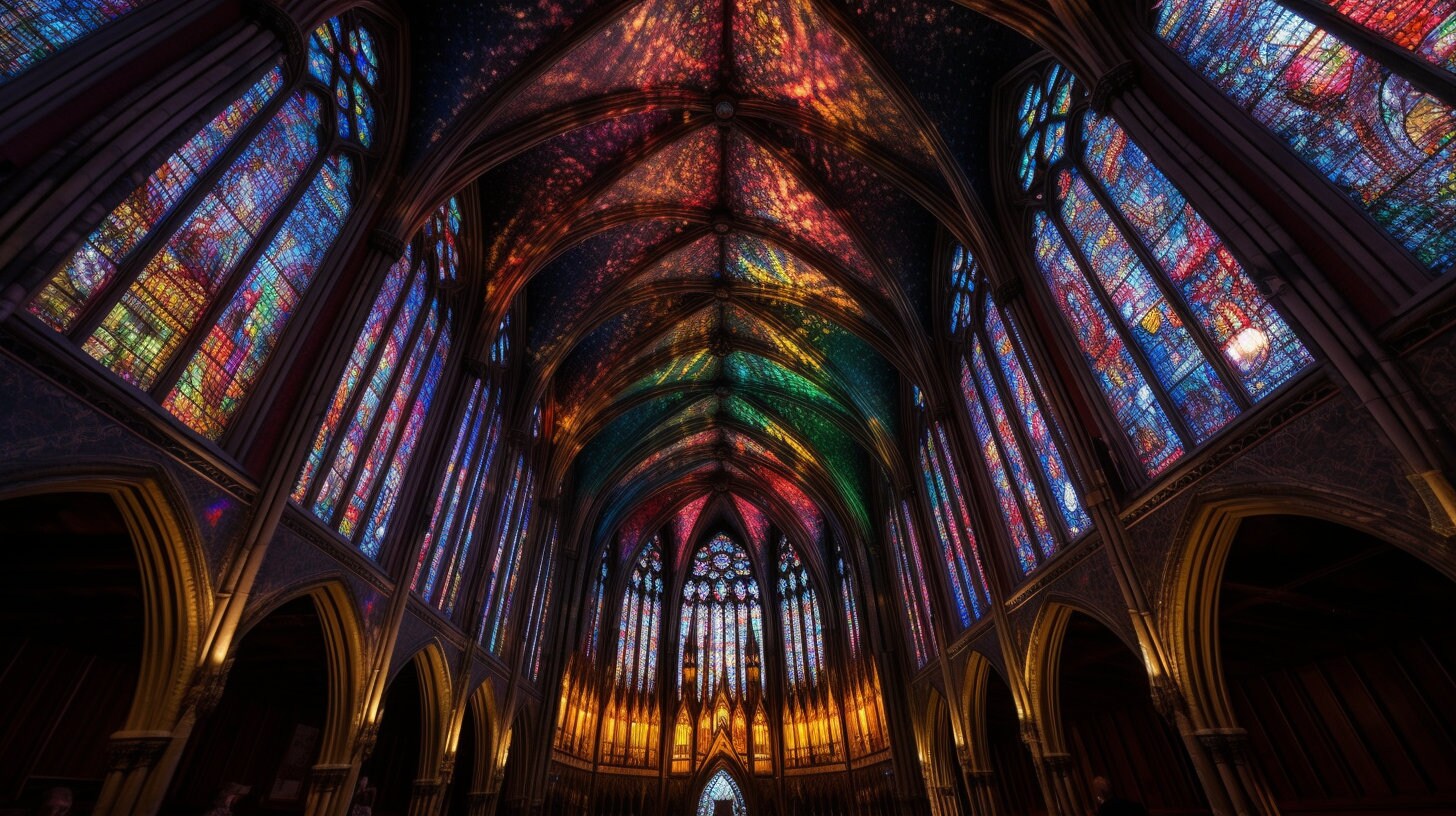 Cosmic Cathedral Zoom Virtual Background Backdrop Office - Etsy Canada