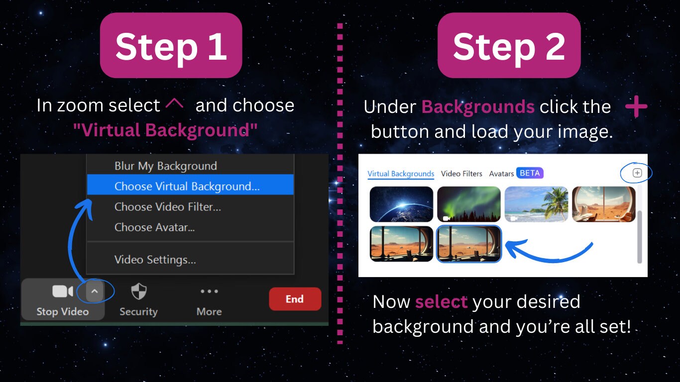 Cosmic Cathedral Zoom Virtual Background Backdrop Office - Etsy Canada
