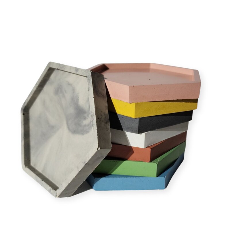 Hexagon Coasters - Etsy