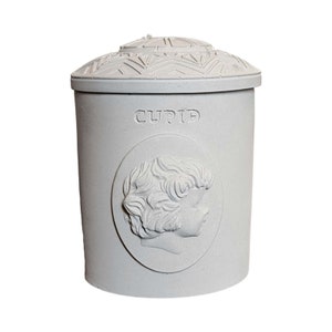 Greek God Jar - Classical Decor - Concrete Decor - Apollo Venus Cupid ...