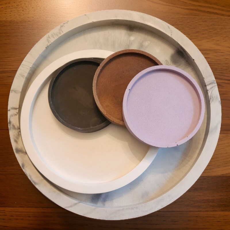 Concrete Coasters - Etsy