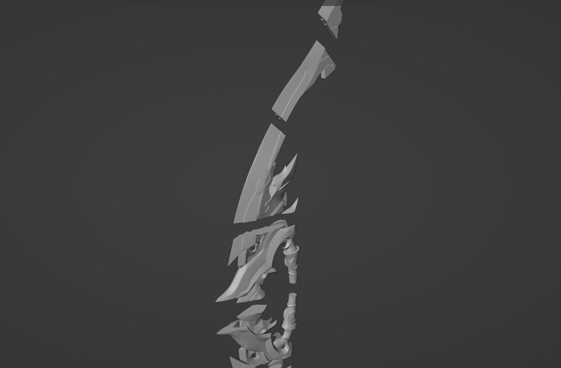 Genshin Impact Cosplay Yoimiya Cosplay Rust Digital 3D Model Files - Etsy