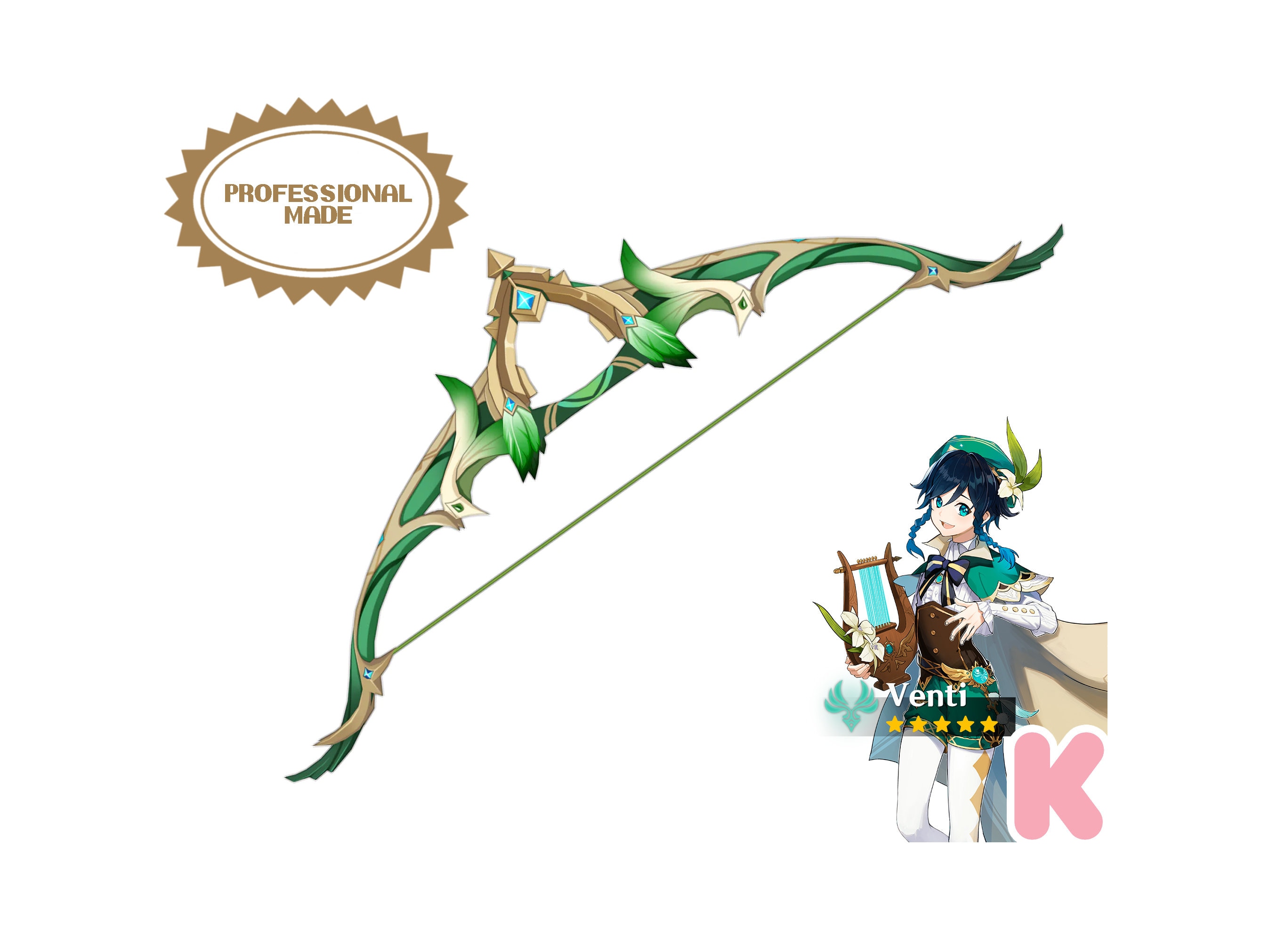 Genshin Impact Cosplay Venti Cosplay The Viridescent Hunt Etsy