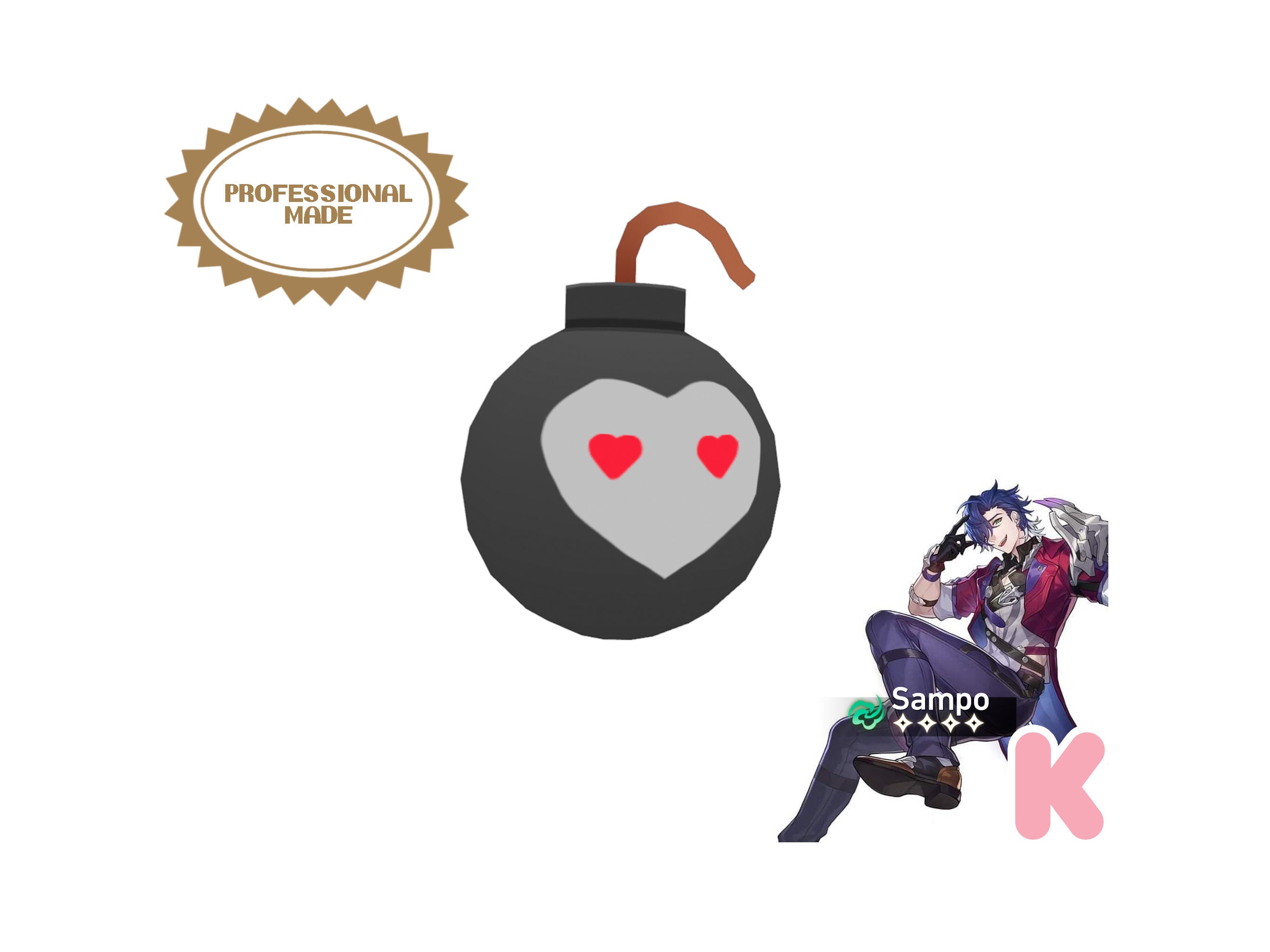 Honkai: Star Rail Cosplay Sampo Cosplay Sampo Surprise Present Bomb ...