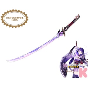 Genshin Impact Cosplay Raiden Shogun Cosplay Musou Isshin Digital 3D ...