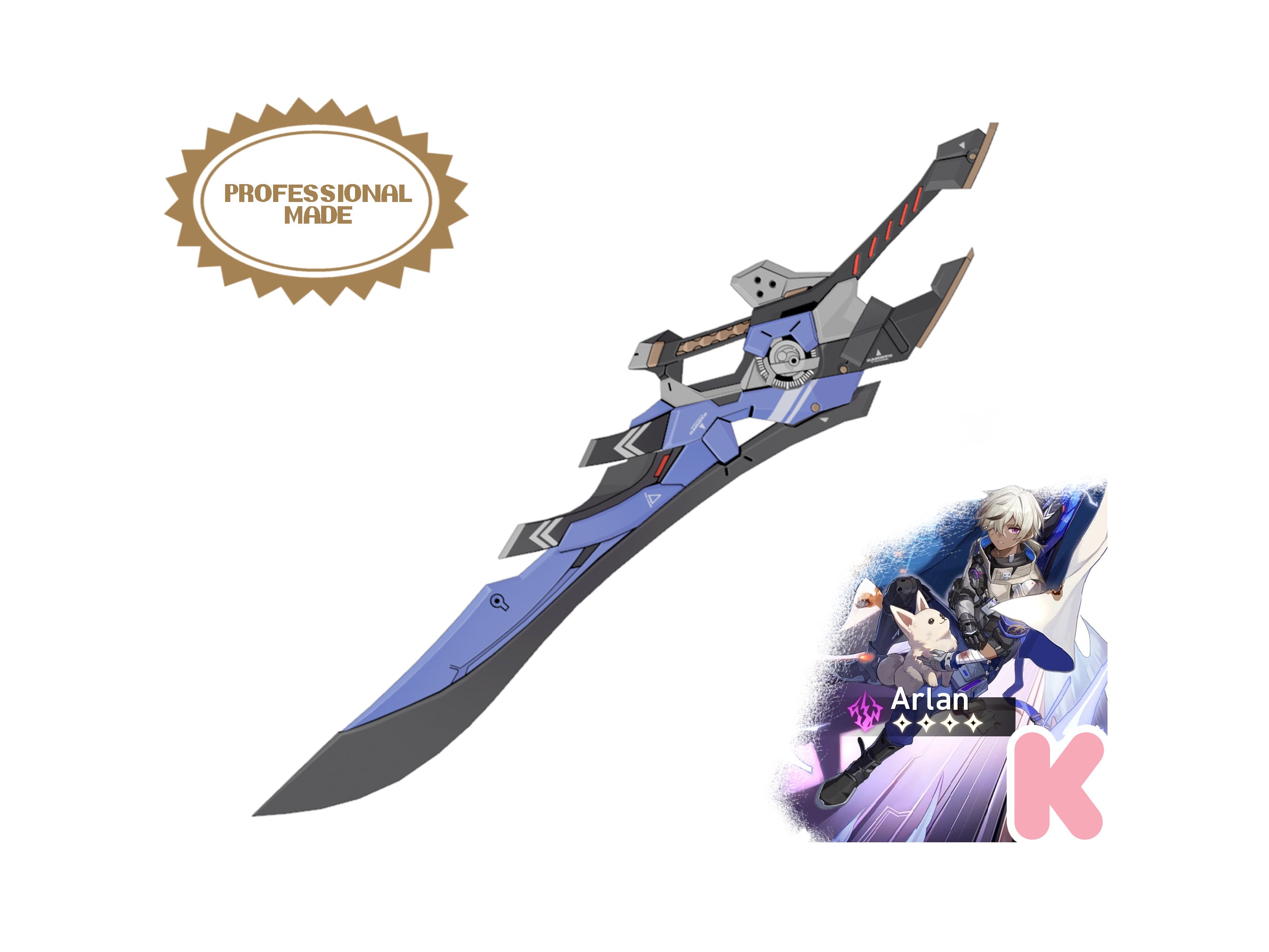 Honkai: Star Rail Cosplay - Arlan Cosplay - Arlan Sword Digital 3D ...