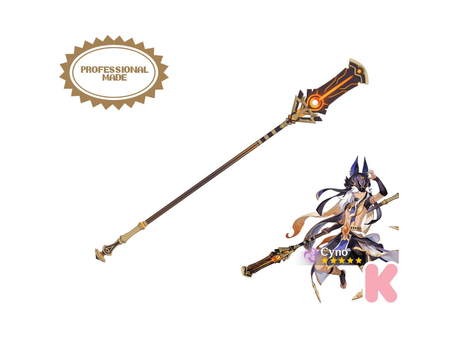 Genshin Impact Cosplay - Cyno Cosplay - Staff of the Scarlet Sands ...