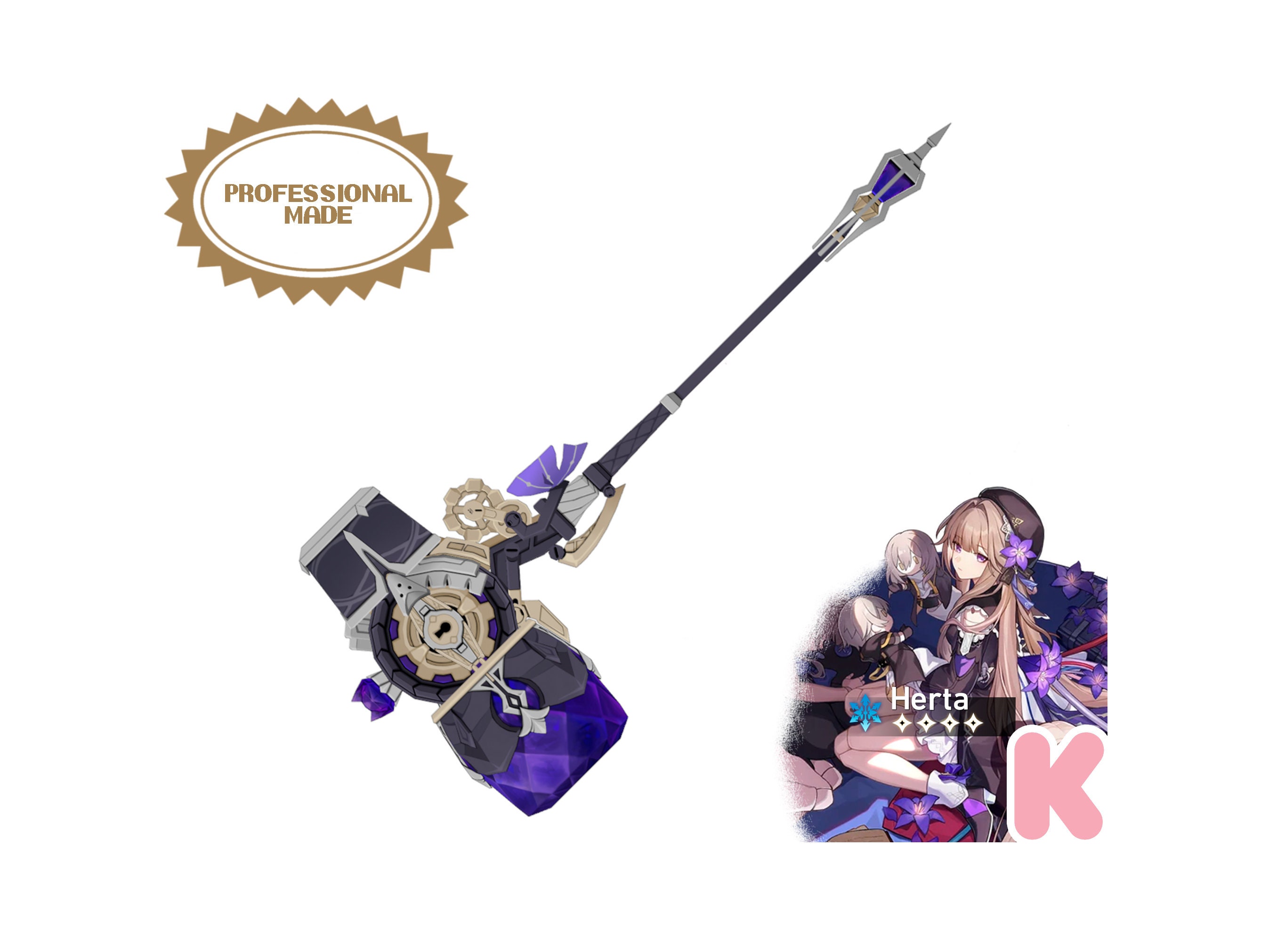 Honkai: Star Rail Cosplay Herta Cosplay Herta Hammer - Etsy UK