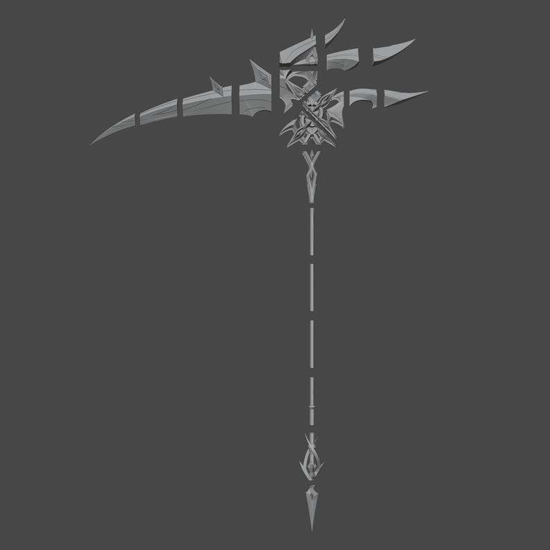 Genshin Impact Cosplay - Arlecchino Cosplay - Arlecchino's Scythe ...