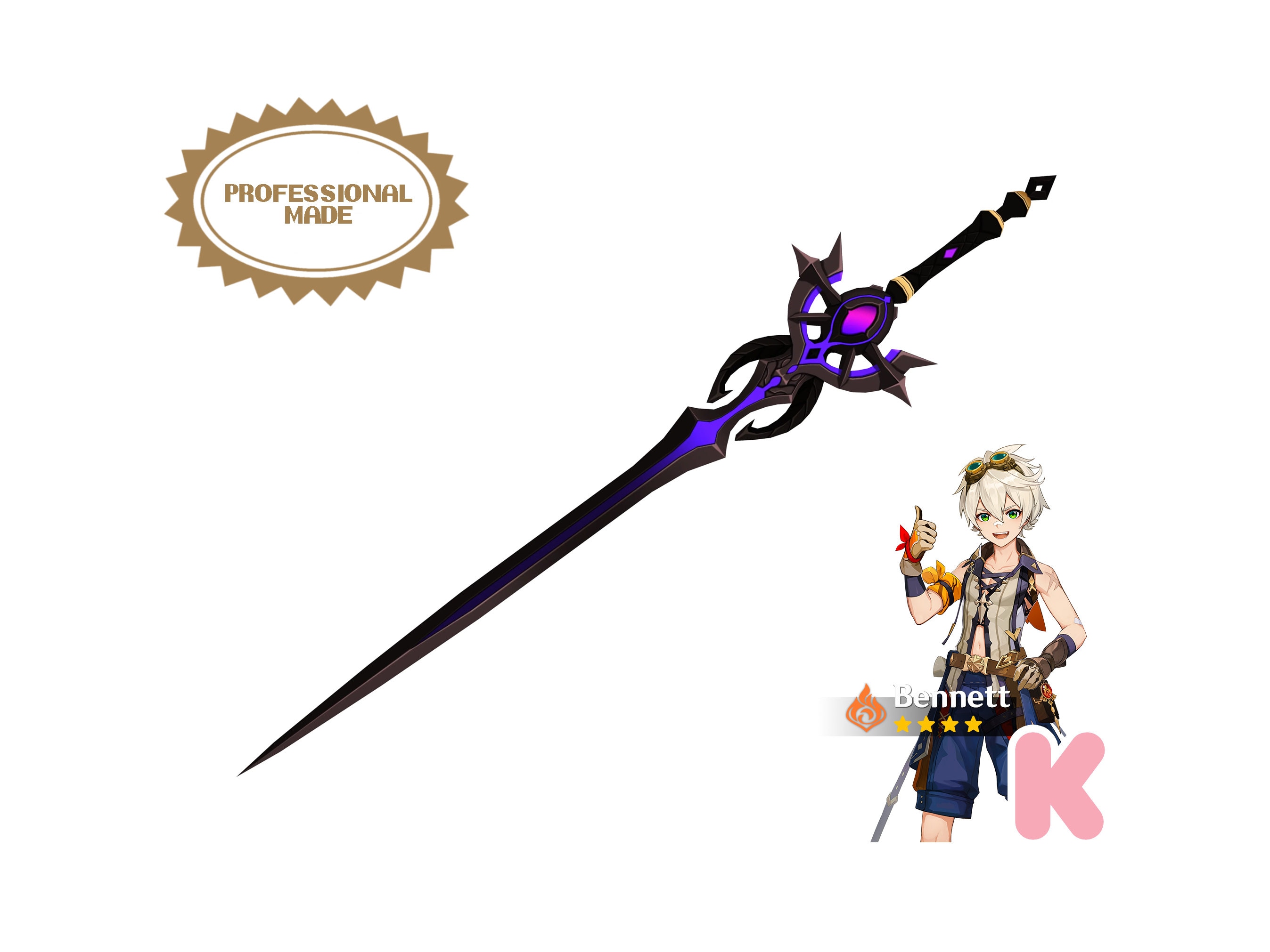 Genshin Impact Cosplay - Bennett Cosplay - Festering Desire - Digital ...