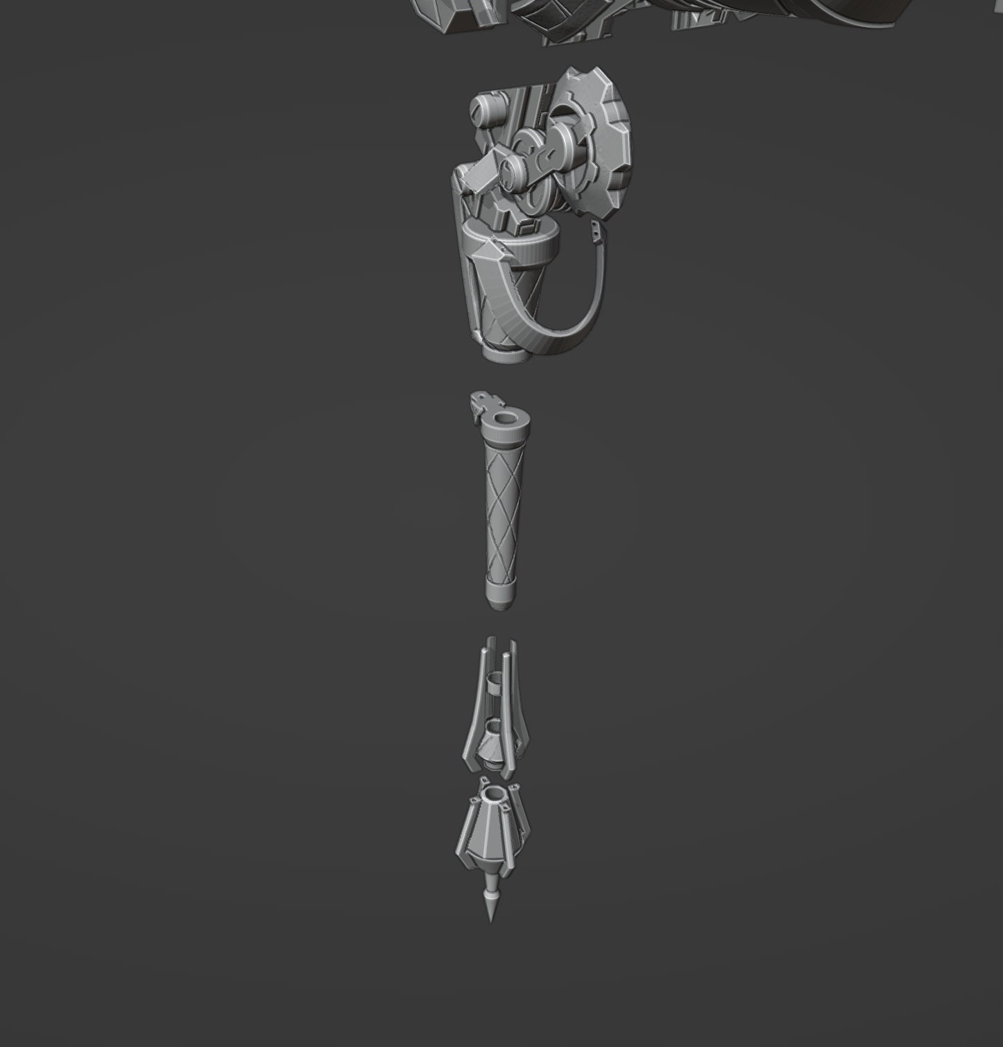 Honkai: Star Rail Cosplay - Herta Cosplay - Herta Hammer Digital 3D ...