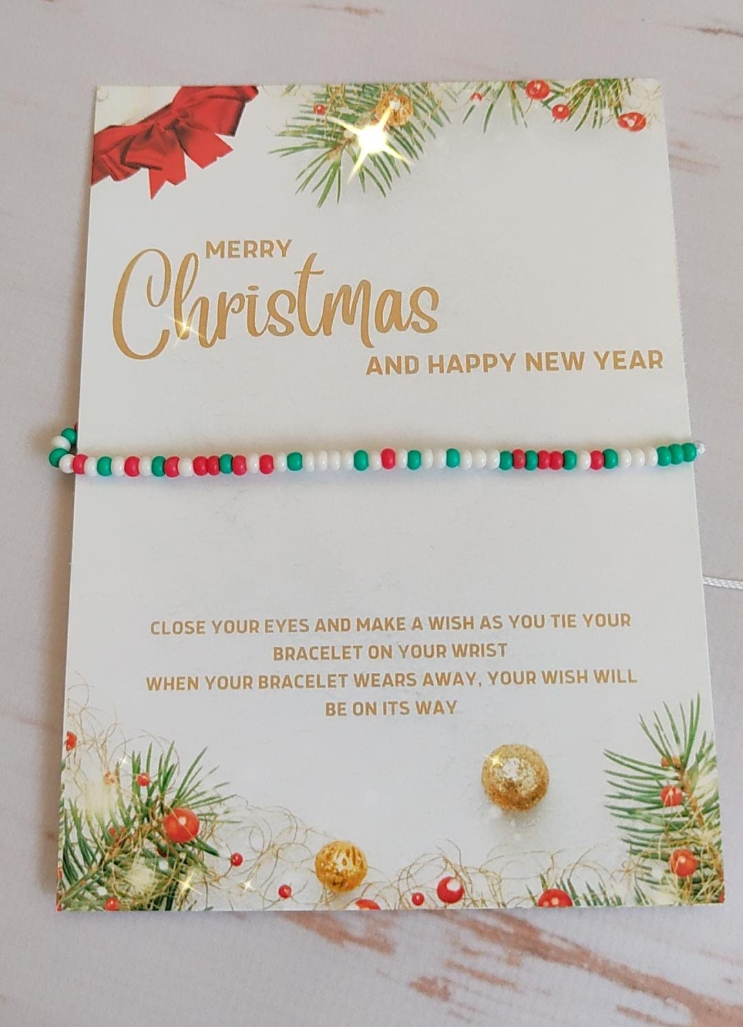 Morse Code Christmas Wish Bracelet Merry Christmas Stocking - Etsy