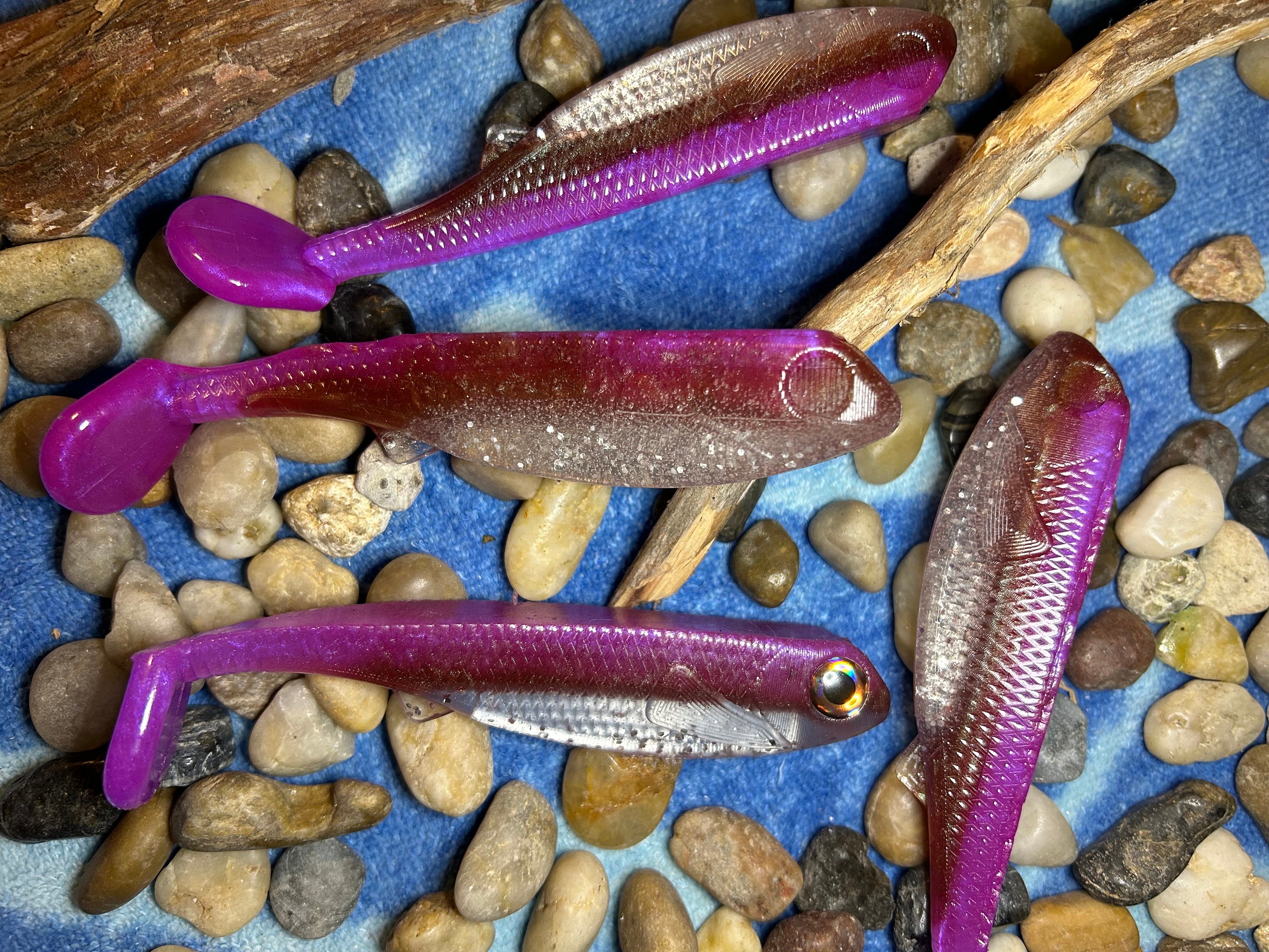5” Soft Plastic Swimbaits - Etsy