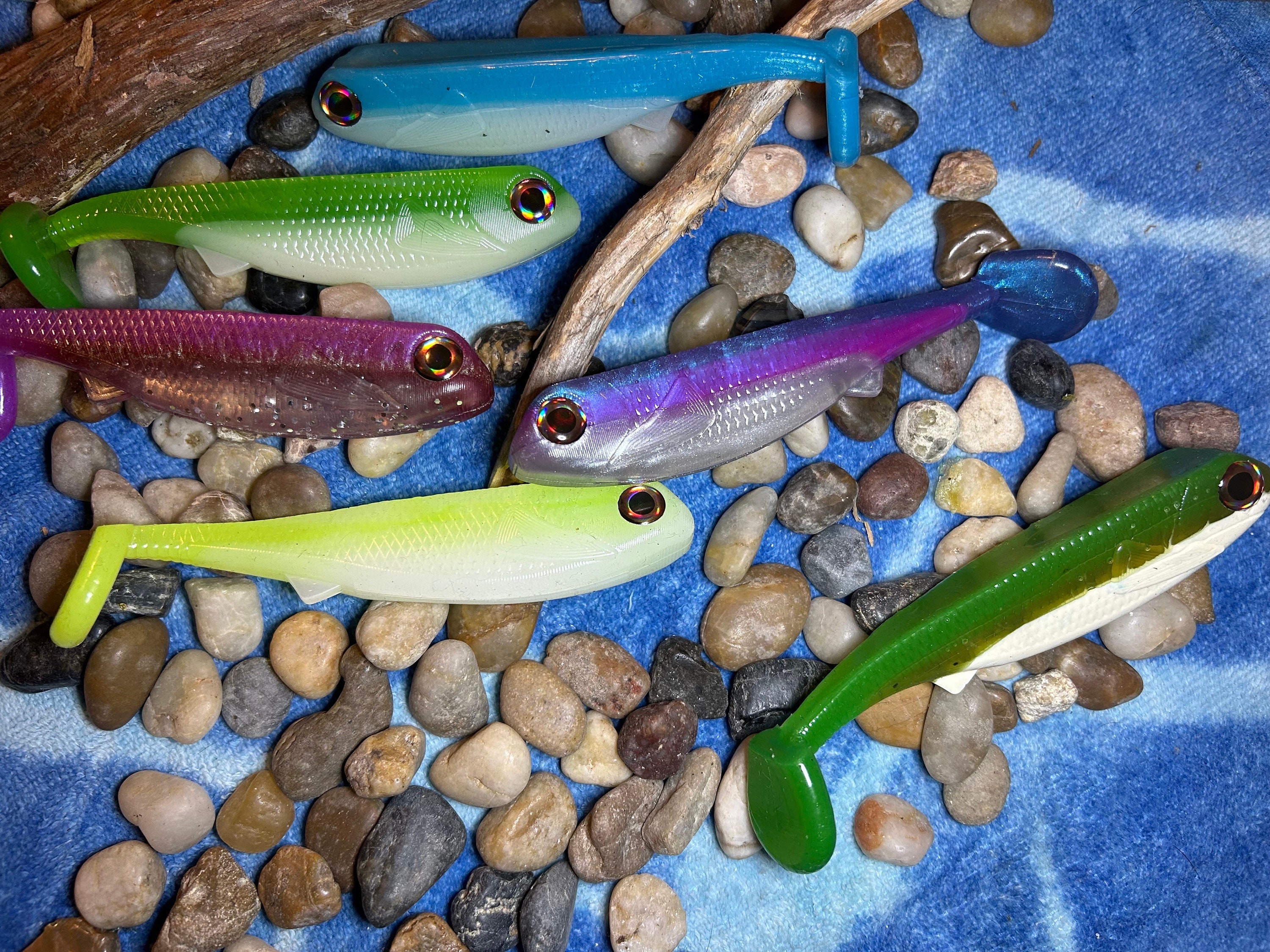 5” Soft Plastic Swimbaits - Etsy